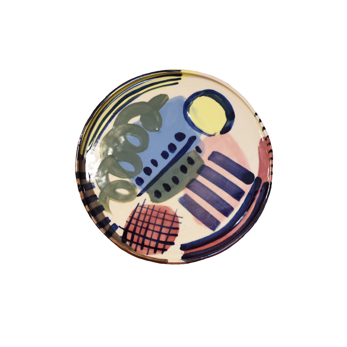 Medium Round Plate Omega – The Courtauld Shop