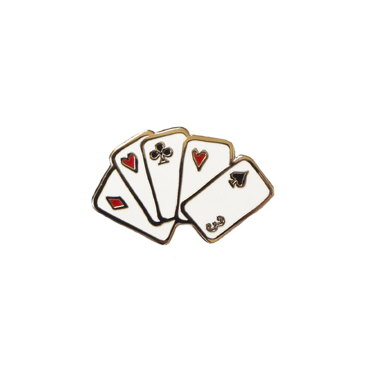 Playing Cards Pin Badge – The Courtauld Shop