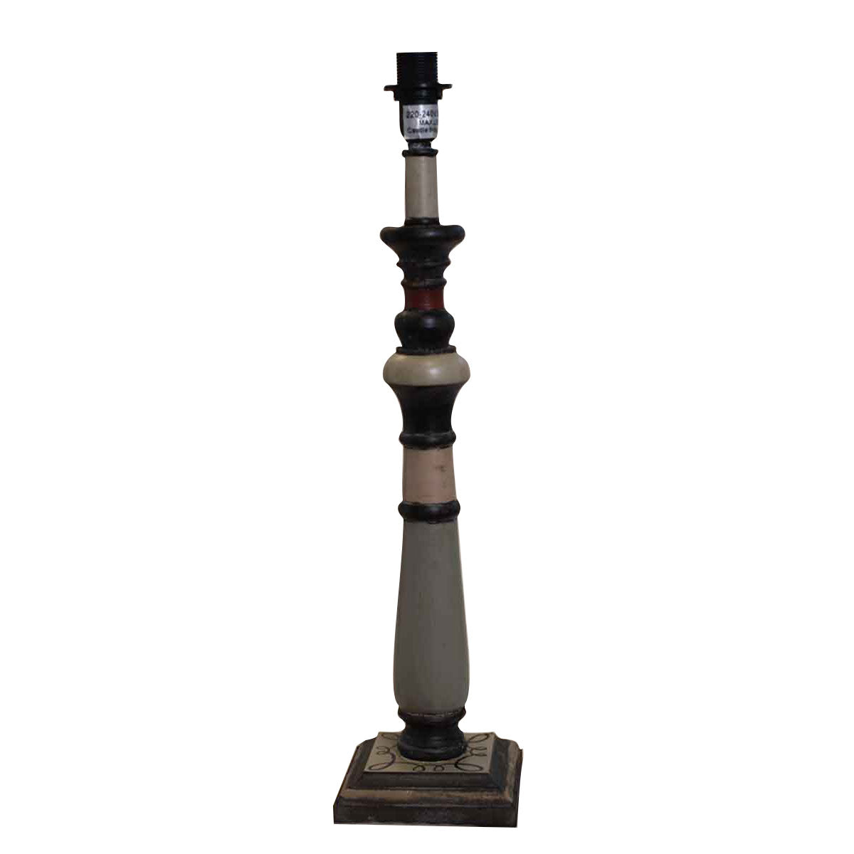 Hand Painted Table Lamp Stand Large – The Courtauld Shop