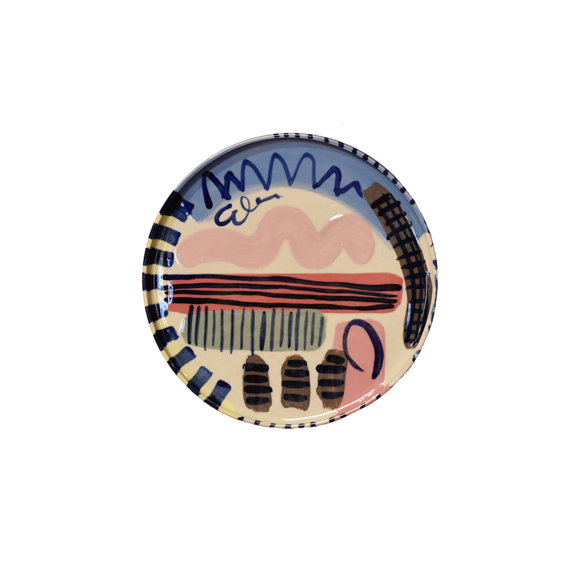 Small Round Plate Omega – The Courtauld Shop